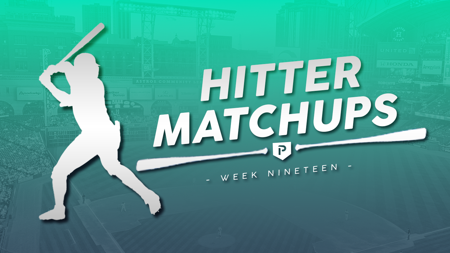 Hitters to Start and Avoid in Week 19 (8/7-8/13) | Pitcher List