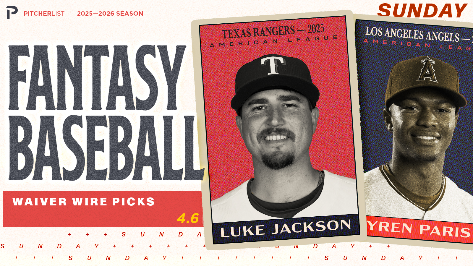 Fantasy Baseball Waiver Wire Picks: 4/6 | Pitcher List