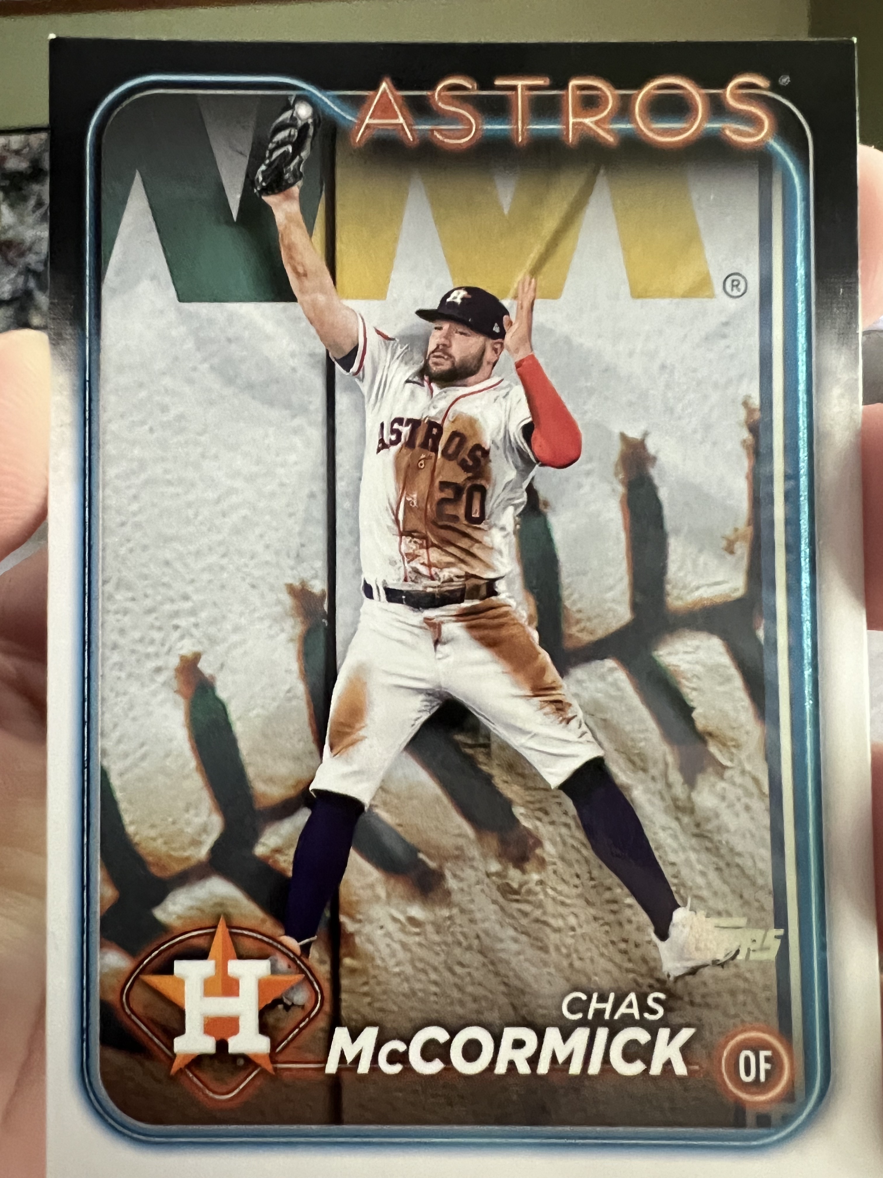 What's Happening On This Baseball Card? Chas McCormick Makes A Filthy ...